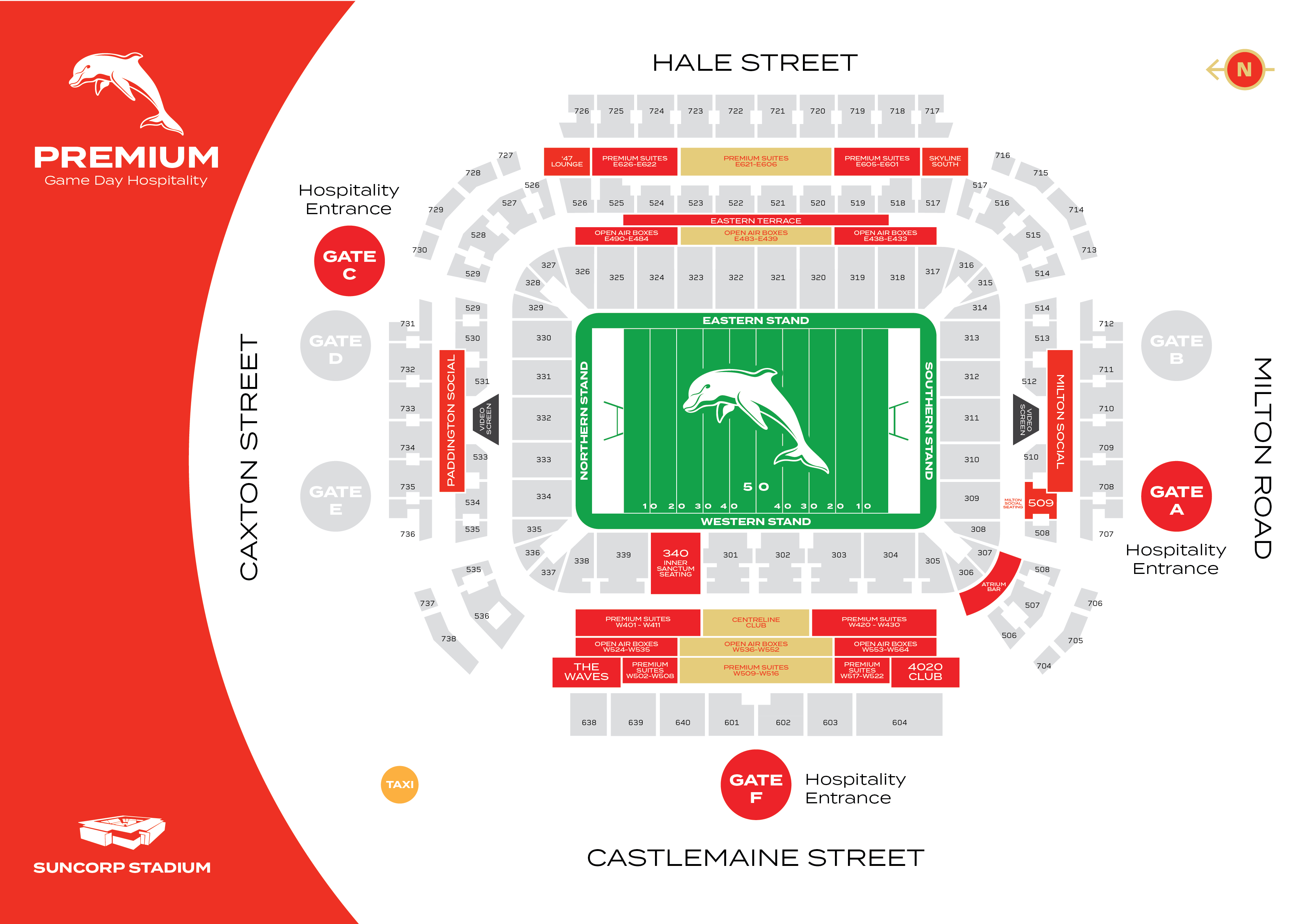Suncorp Stadium - Game Day Hospitality Information